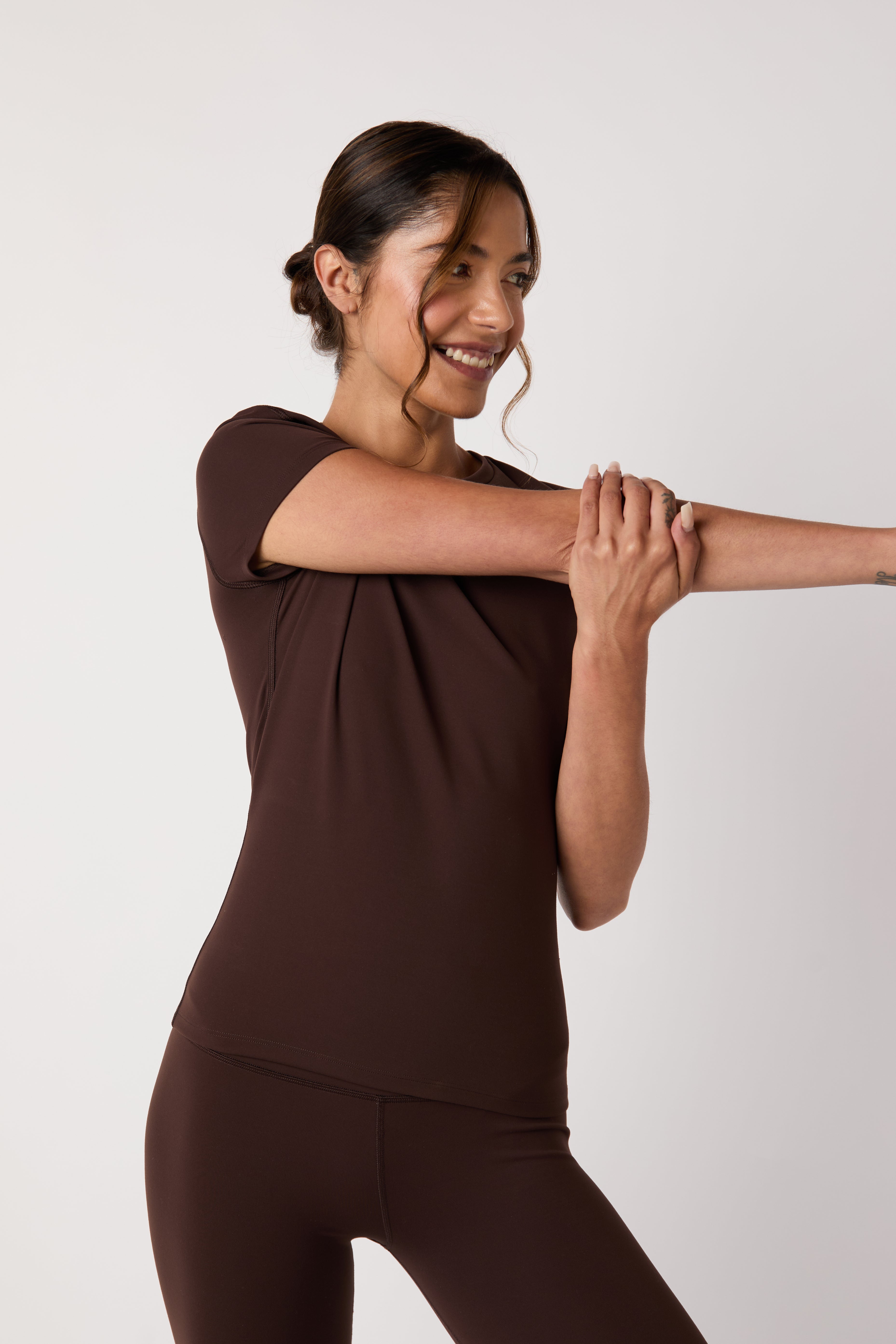 ASQ Short Sleeve Feel Good Tee - Espresso – Asquith
